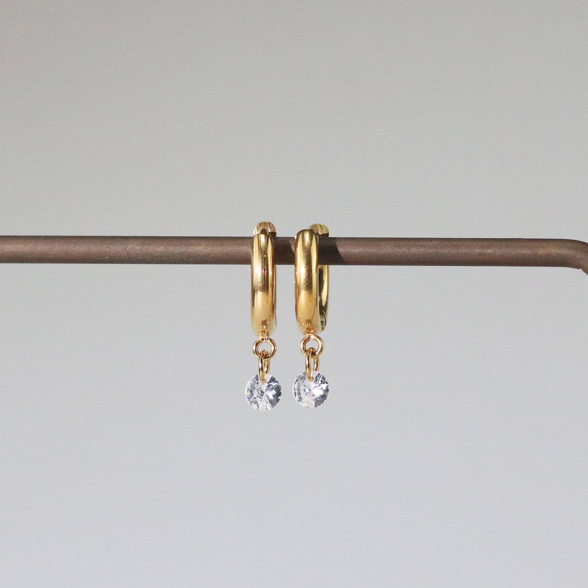 Tia Crystal Drop Earrings