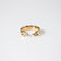 Gold Open Hands Ring