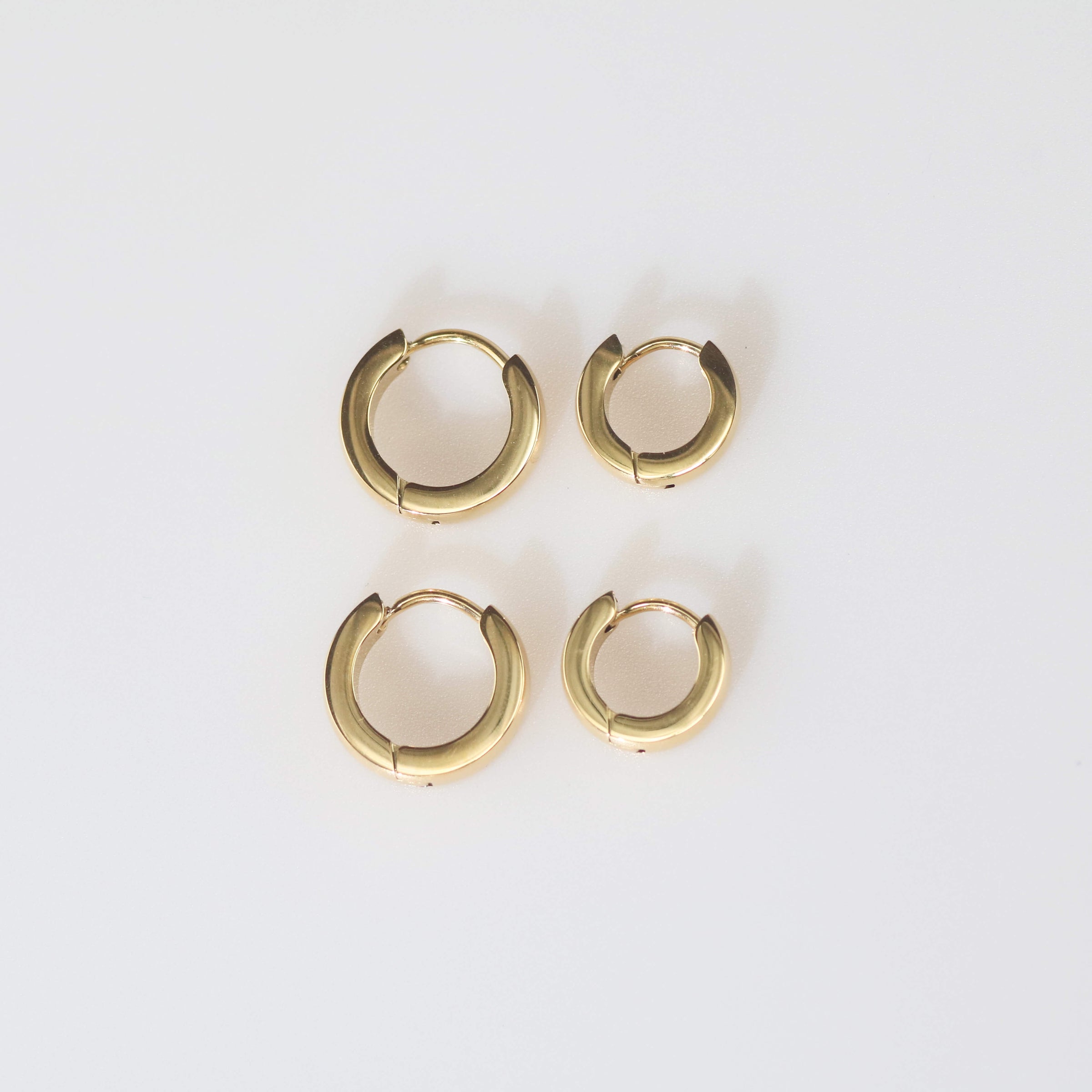Small Chunky Hoops | Meideya Jewelry
