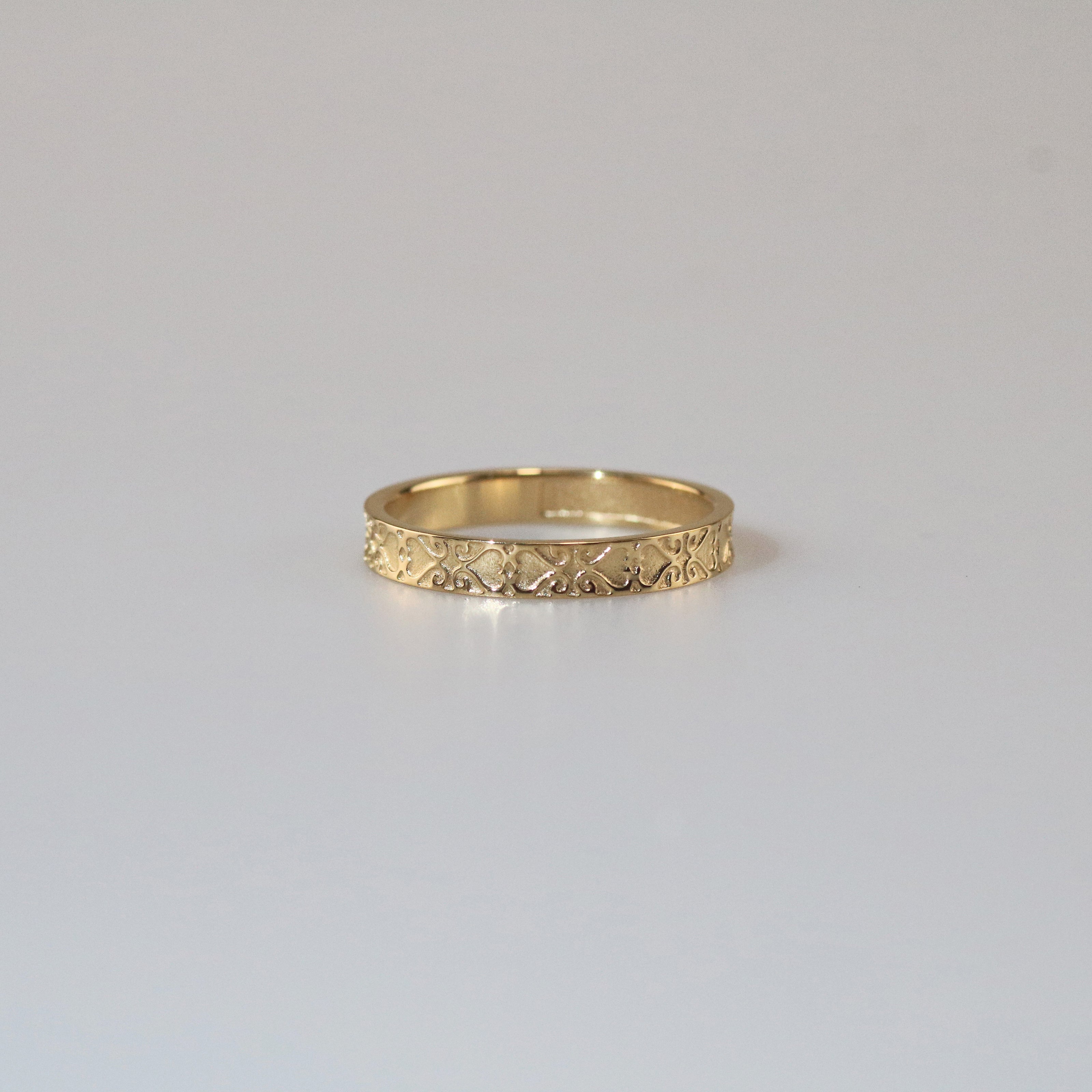 Vintage Engraved Band Ring