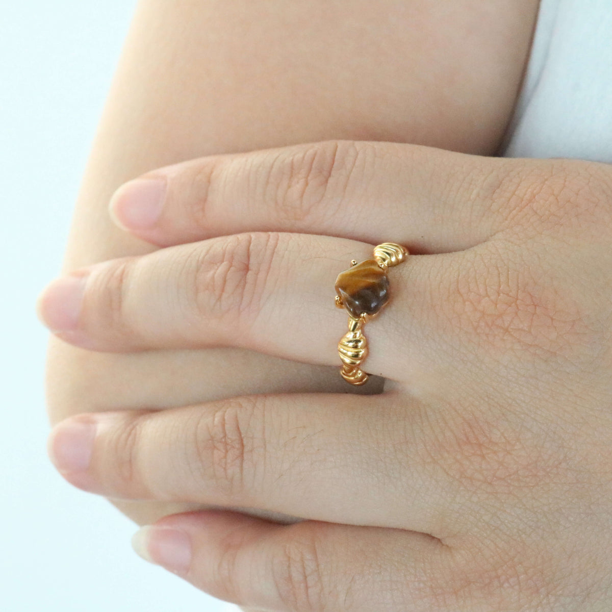 Ocean Spirit Ring - Tiger's Eye