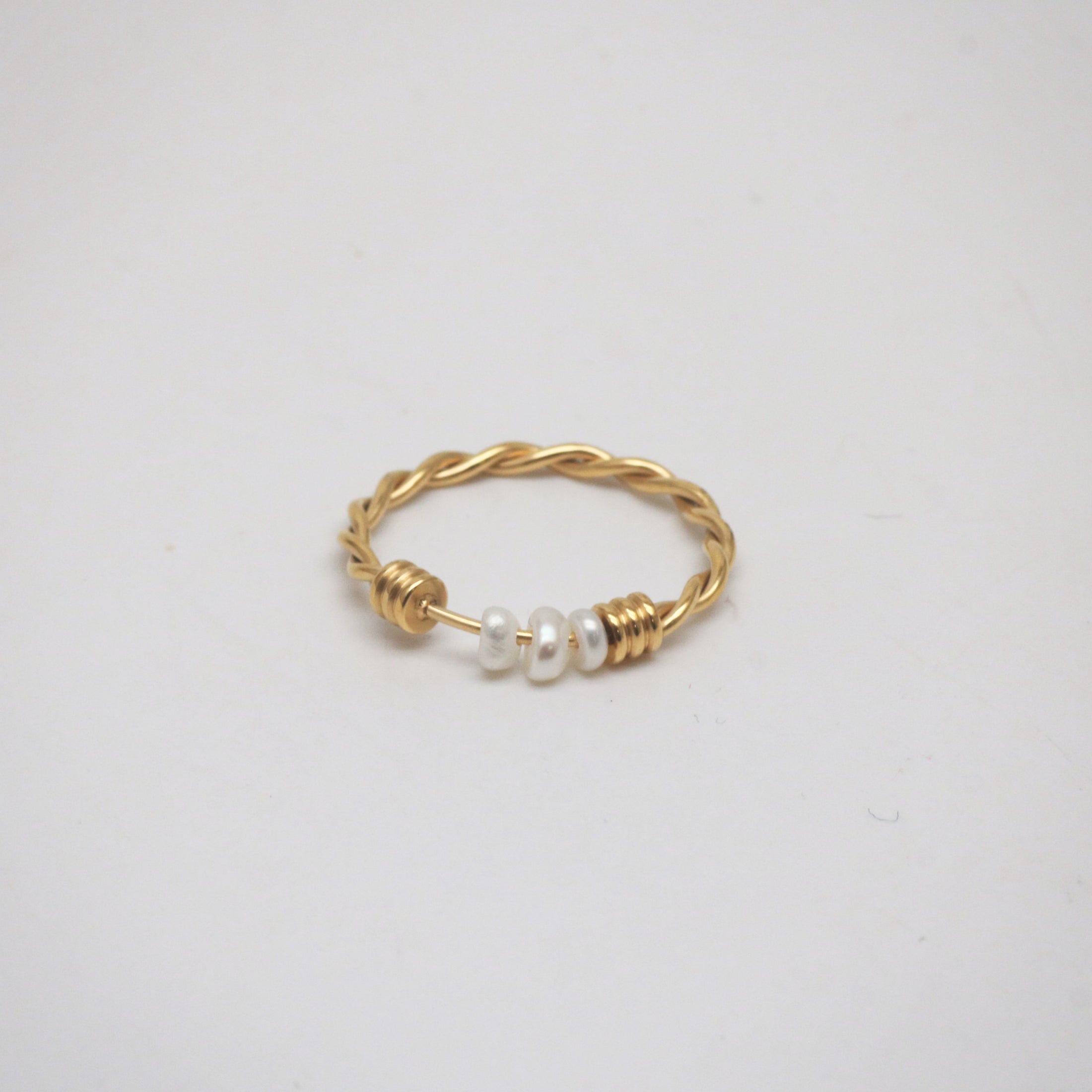 Pearl Fidget Ring | Meideya Jewelry